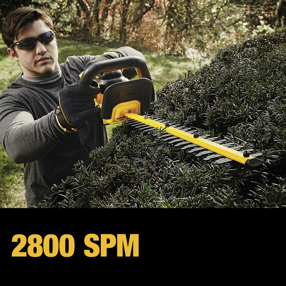 Dewalt 20V MAX Brushed Lithium-Ion 22 in. Cordless Hedge Trimmer Kit (5 ...