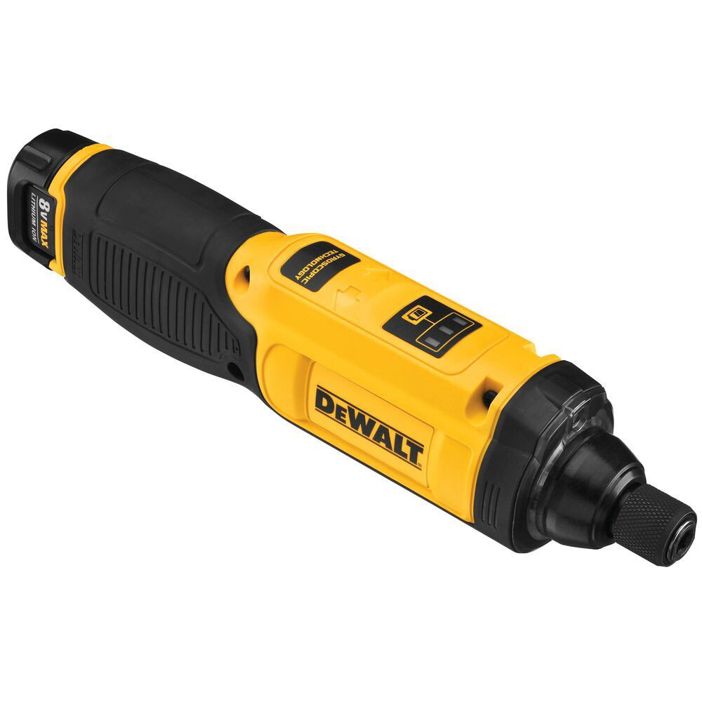 Dewalt 8V MAX Brushed Lithium-Ion 1/4 in. Cordless Gyroscopic Inline ...