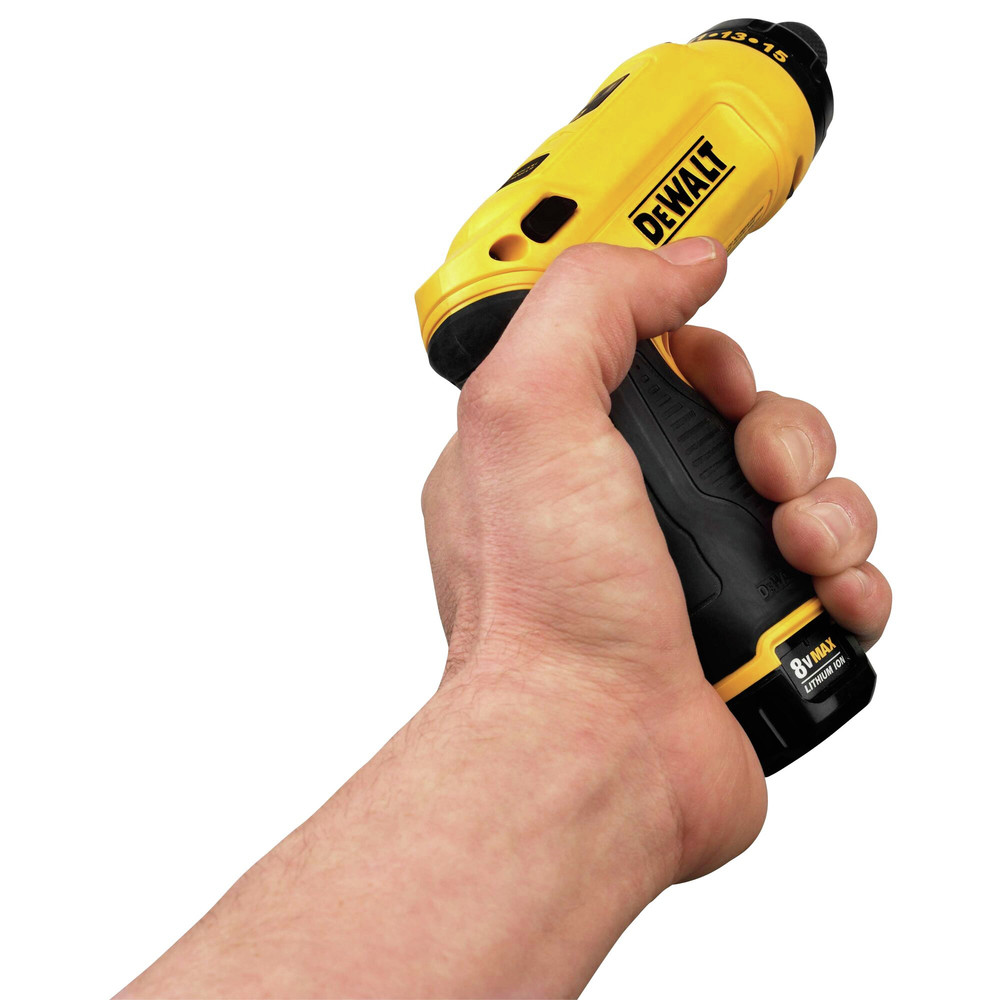Dewalt 8V MAX Brushed Lithium-Ion Cordless Gyroscopic Screwdriver Kit ...
