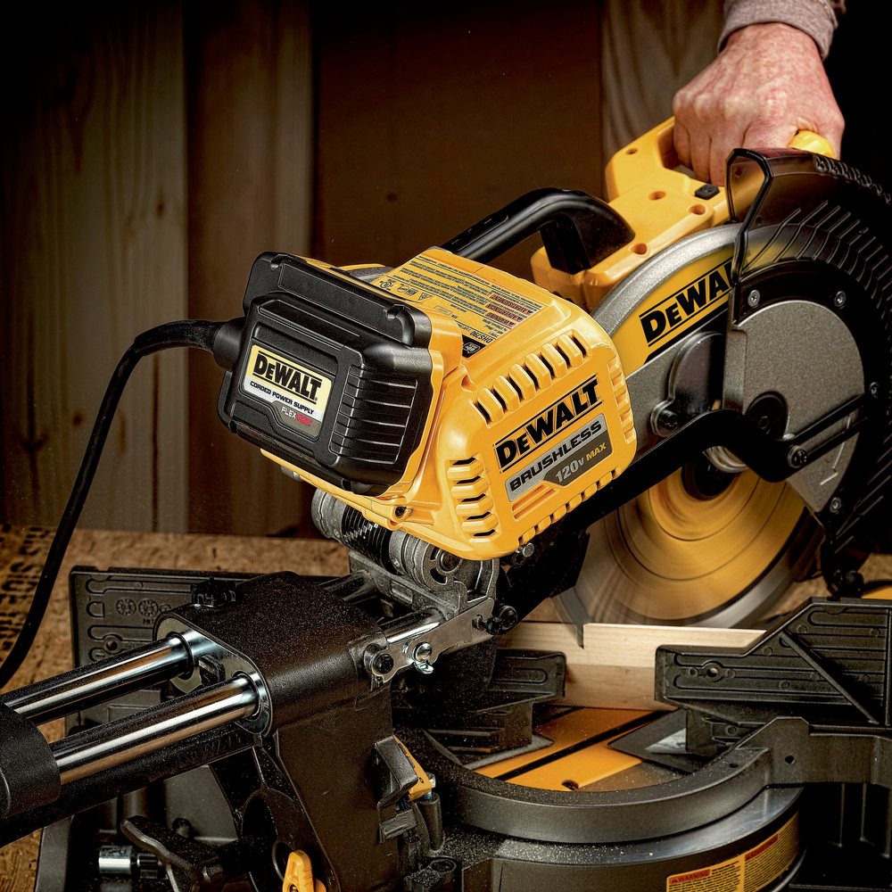 Dewalt 120V MAX FLEXVOLT 12 in. Cordless Dual Bevel Sliding Compound ...