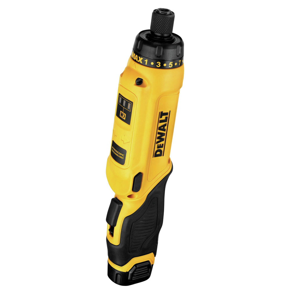 Dewalt 8V MAX Brushed Lithium-Ion Cordless Gyroscopic Screwdriver Kit ...