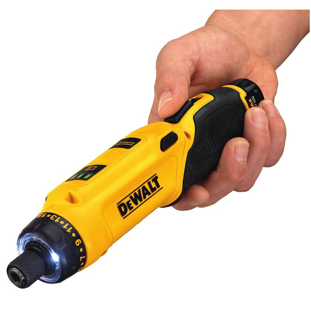 Dewalt 8V MAX Brushed Lithium-Ion Cordless Gyroscopic Screwdriver Kit ...